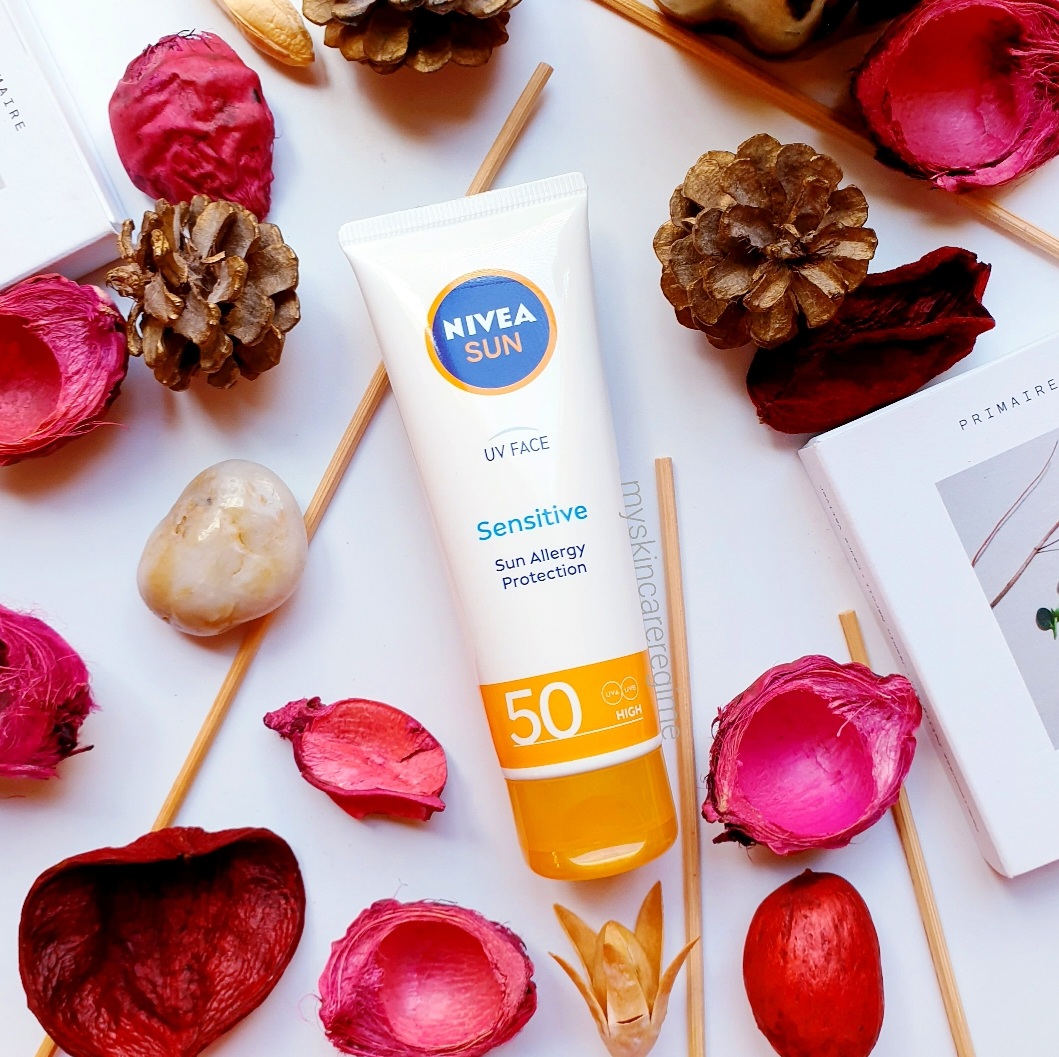 Review: NIVEA Sun UV Face – Soothing Sensitive – Sun Cream SPF50+ – My ...