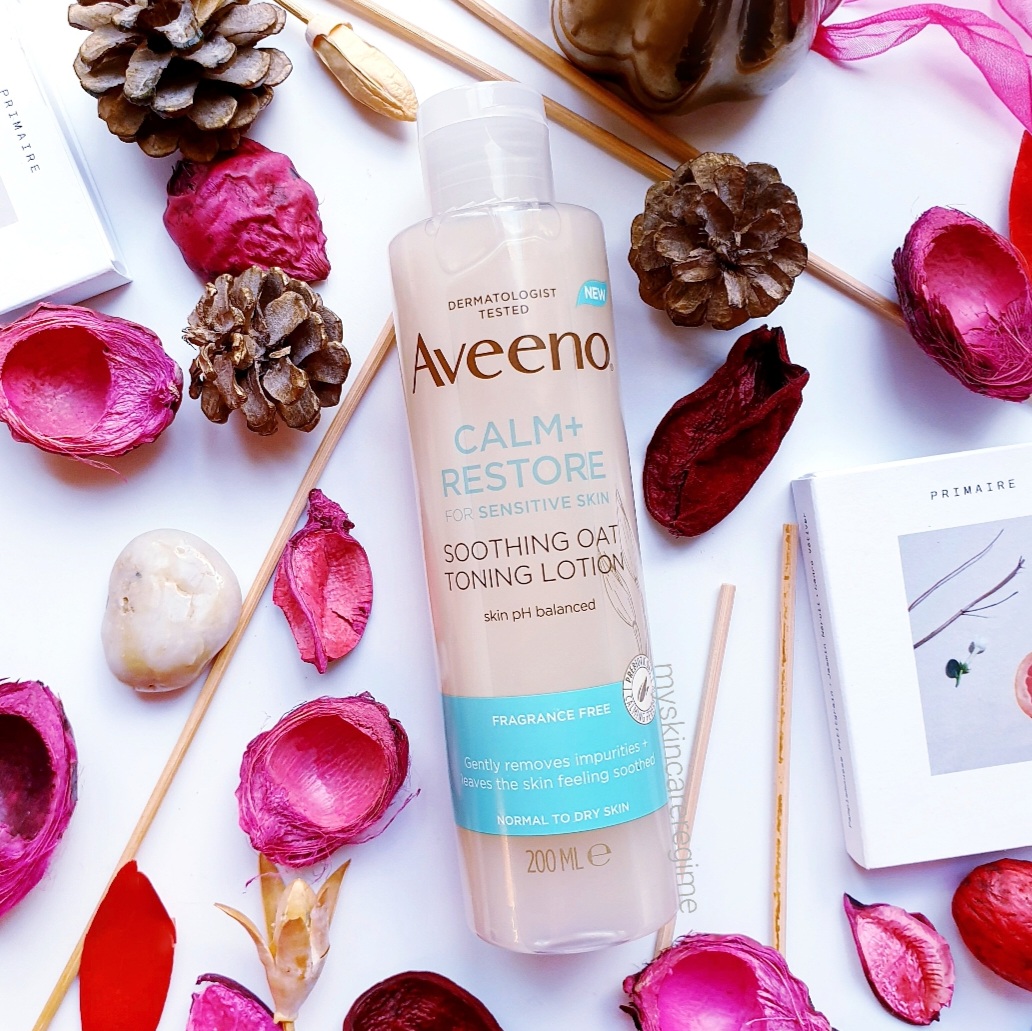 Review: Aveeno Face Calm and Restore Soothing Toner – My Skincare Regime