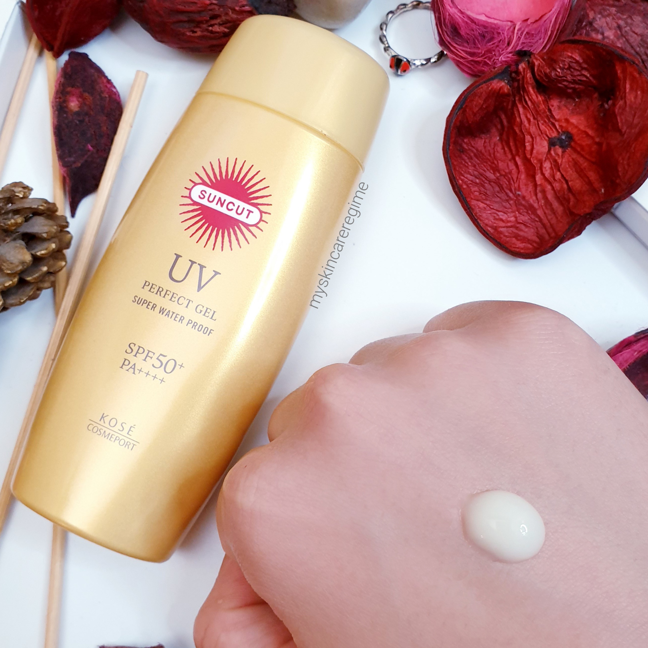 Review: Kose – Suncut UV Perfect Gel Super Water Proof SPF 50+ PA ...